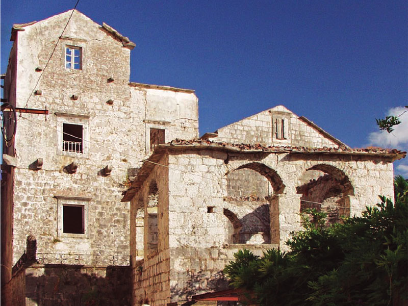 The city of Perast in Montenegro